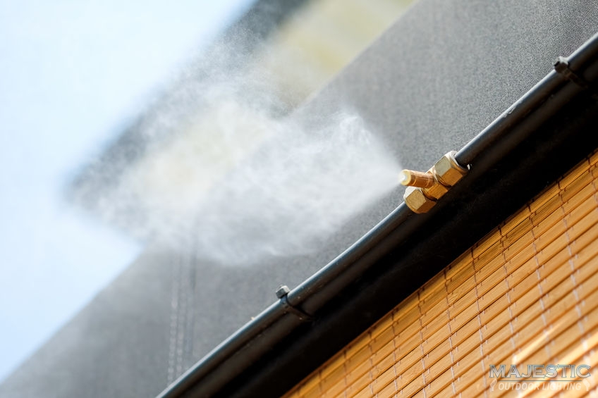 Why Choose A Misting System? - Majestic Outdoor Lighting